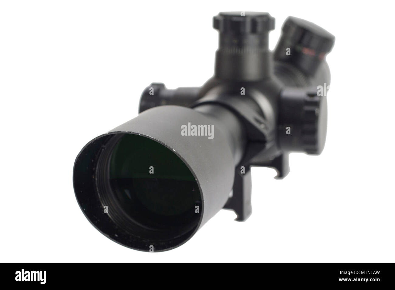 sniper scope isolated on white Stock Photo - Alamy