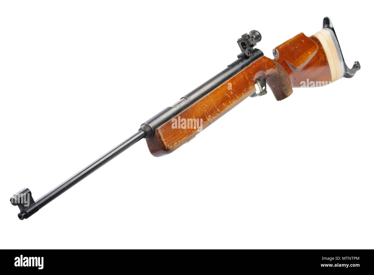 pneumatic air rifle isolated on white background Stock Photo - Alamy