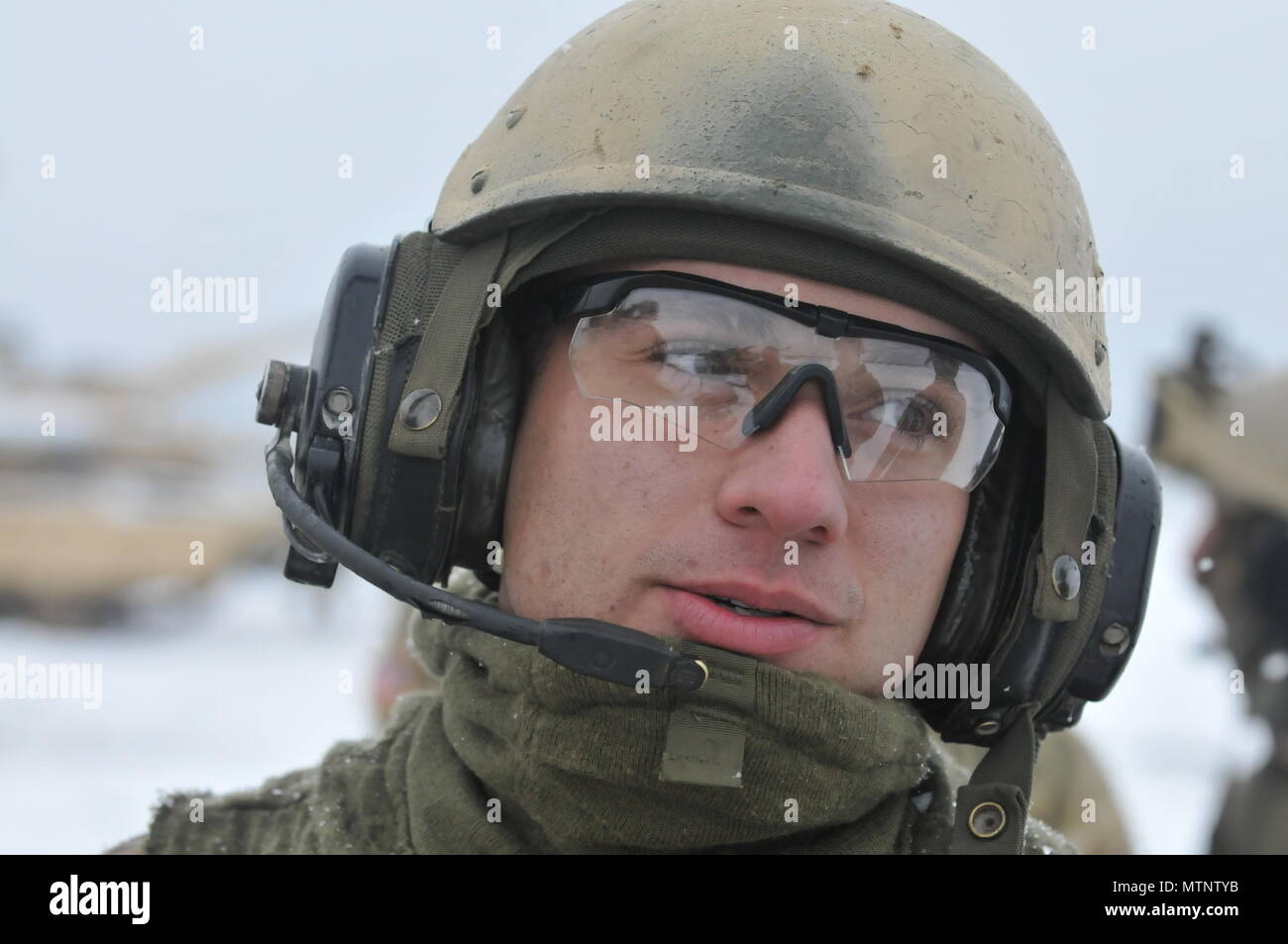 A U.S. Army tank crew member, 1st Battalion, 68th Armor Regiment, 3rd ...