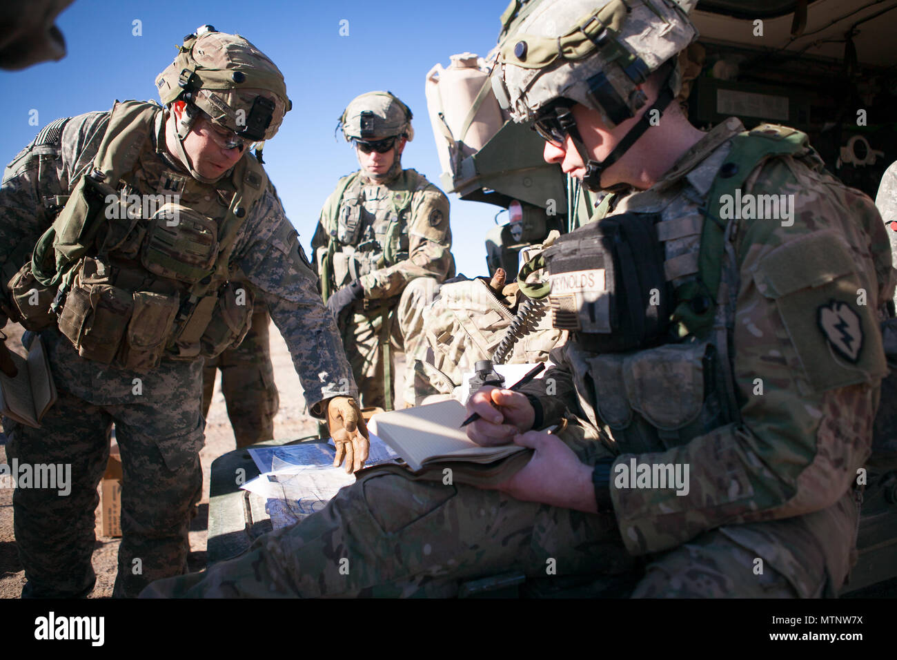 U.S. Army 1Lt. Michael Reynolds and U.S. Army Cpt. Nicholas Runyon, B ...