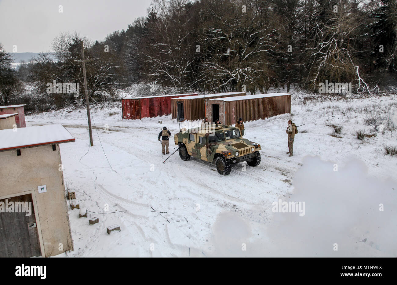 Bullseye and Wolverine teams at the Joint Multinational Readiness ...