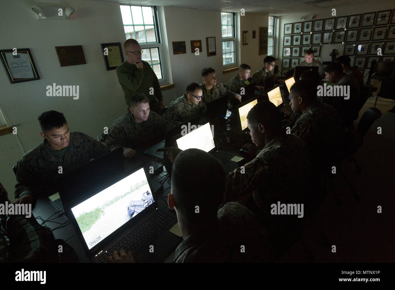 U.S. Marines with 2nd Battalion, 6th Marine Regiment, 2nd Marine ...