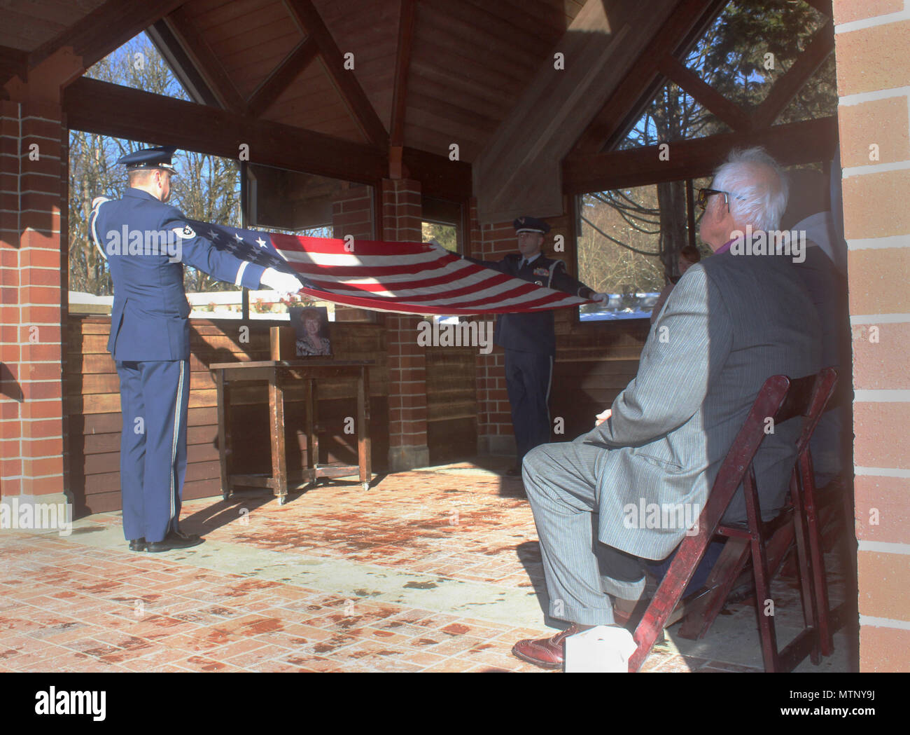 Oregon Air National Guard Technical Sergeants John Hughel, left, and ...