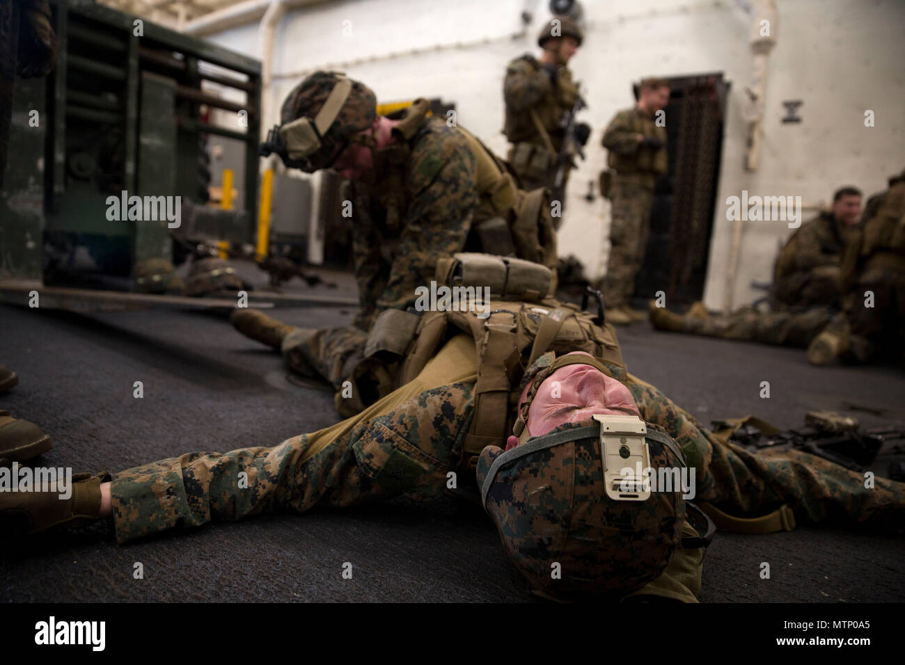 Cpl. Tanner Larson with Battalion Landing Team, 3rd Battalion, 6th ...