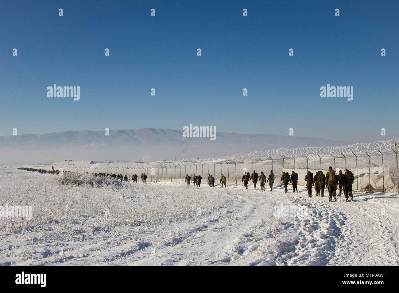 NATO Soldiers from Multinational Battle Group-East Forward Command Post ...