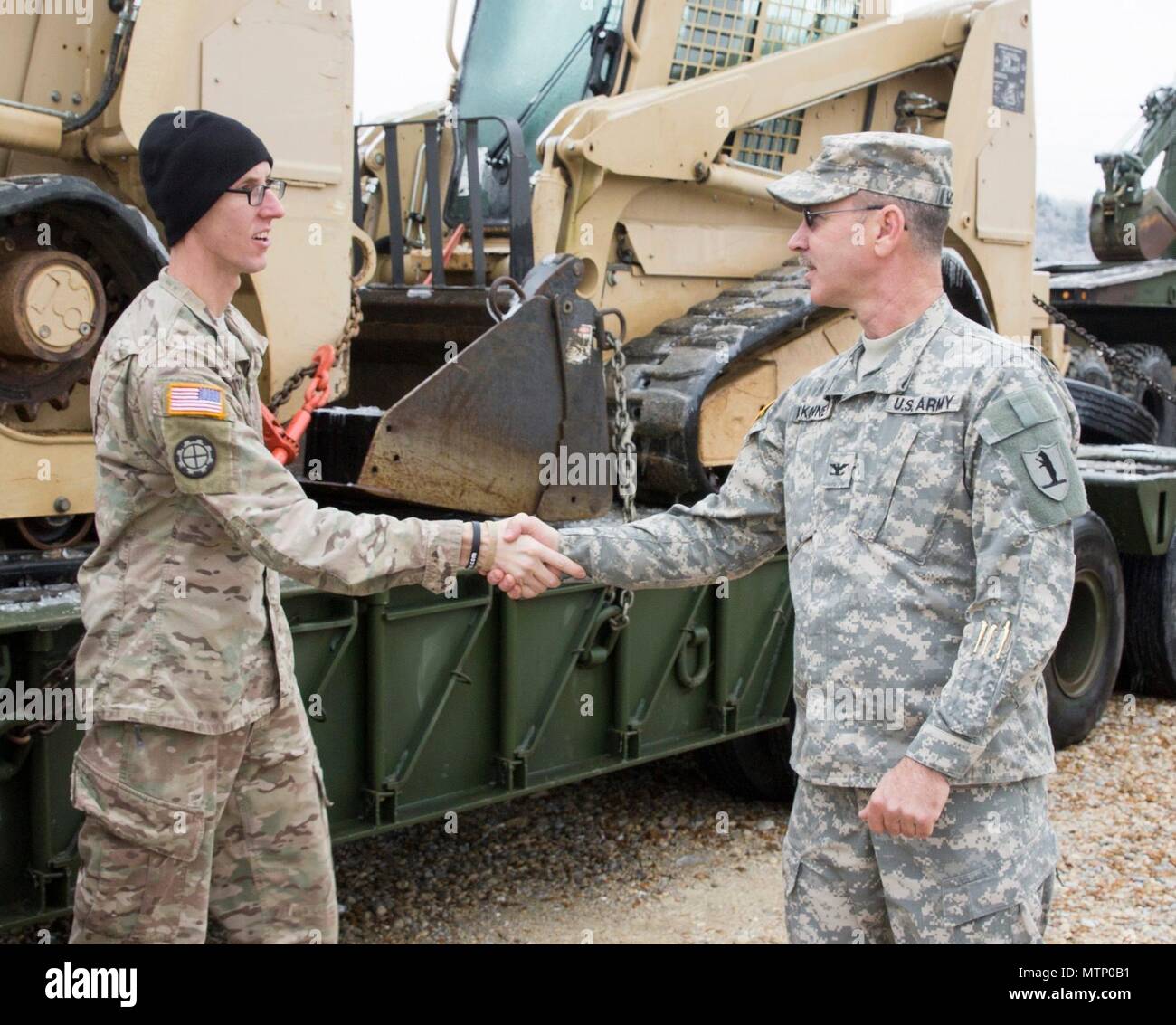 U.S. Army Sgt. David Hudson, 220th Engineer Company, Missouri Army ...