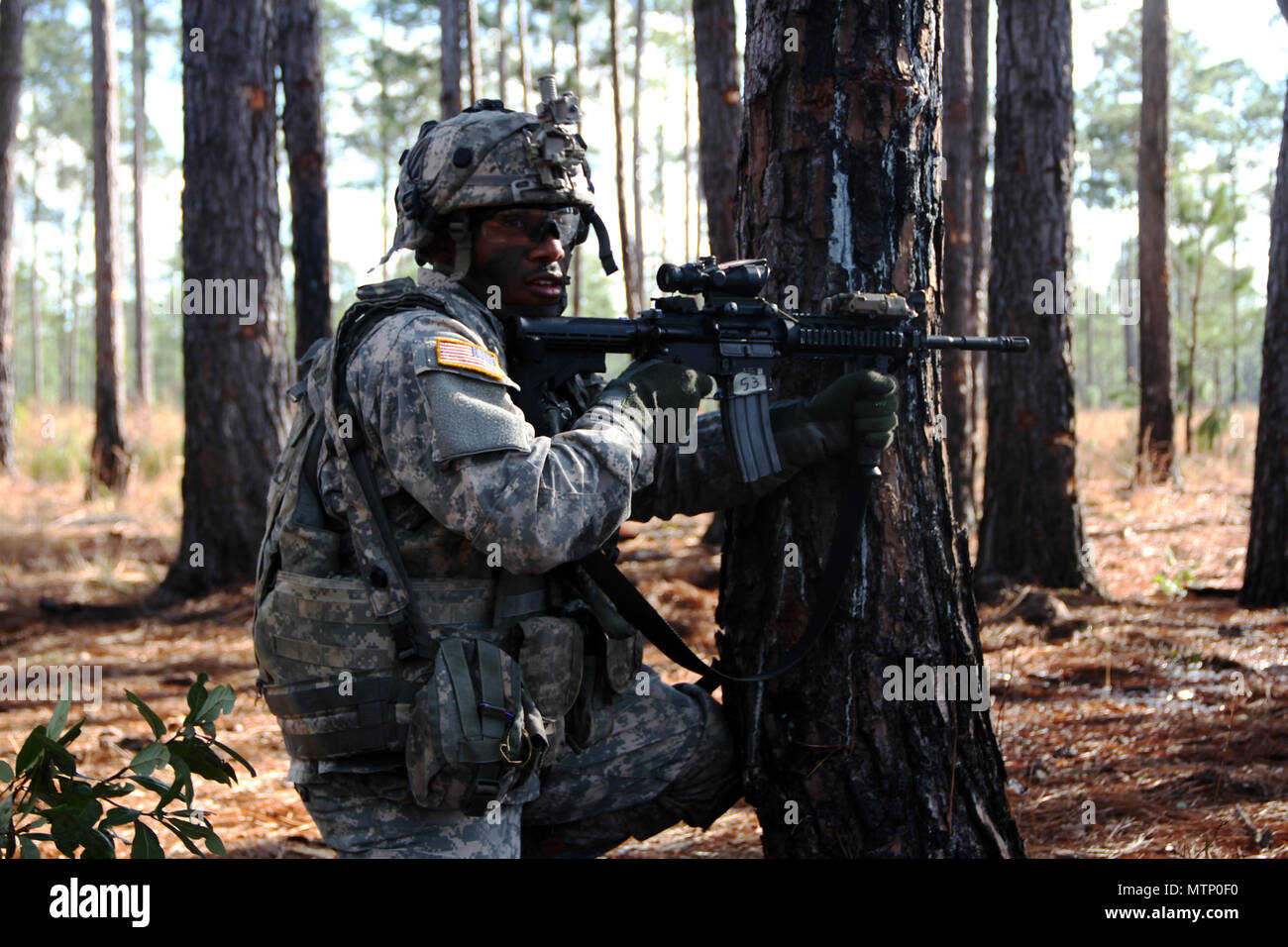 Sgt. Xavier Giles, an infantryman with Alpha Company, 1st Battalion ...