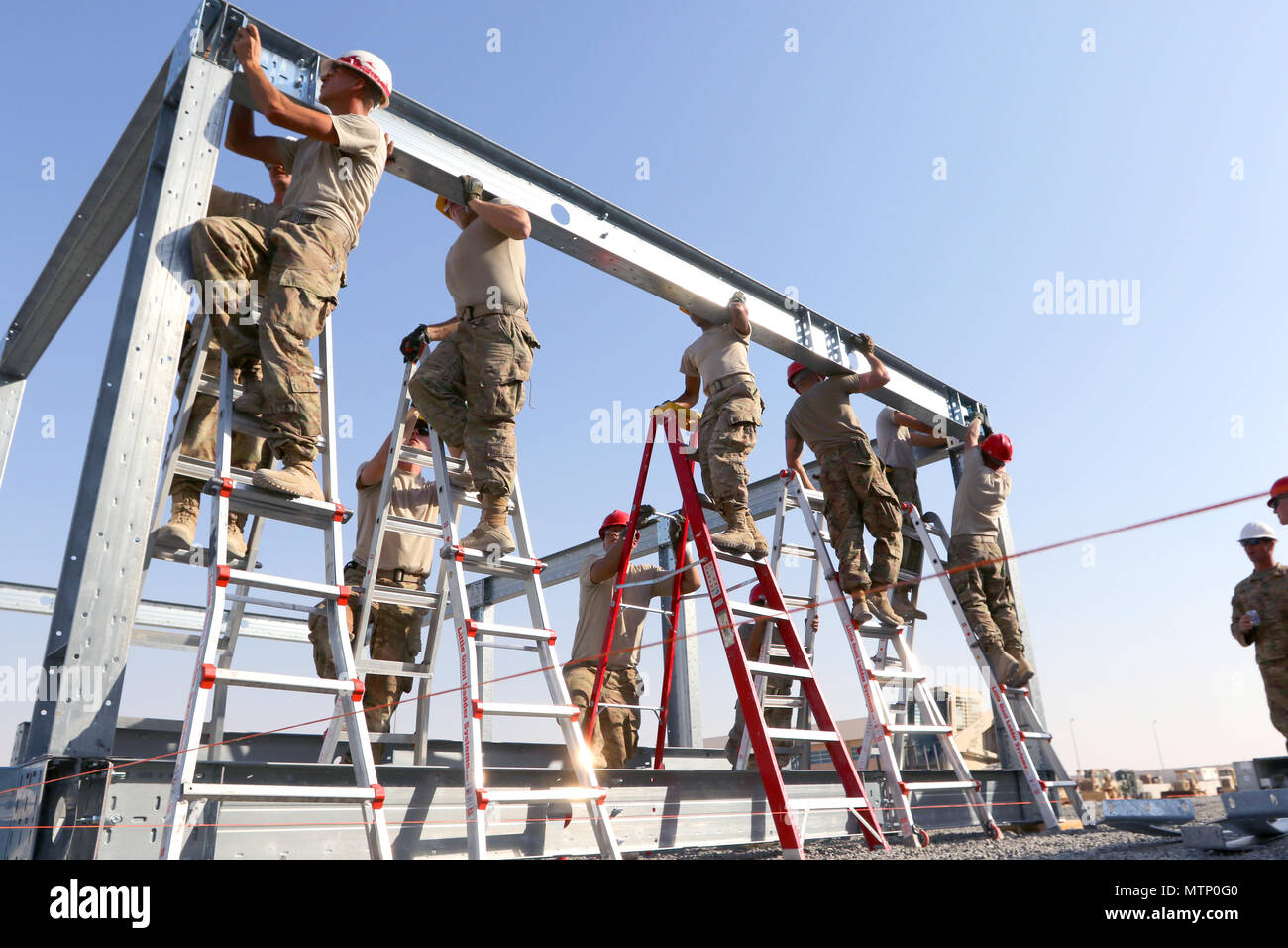 Soldiers from the 176th Engineer Brigade of the Texas Army National ...
