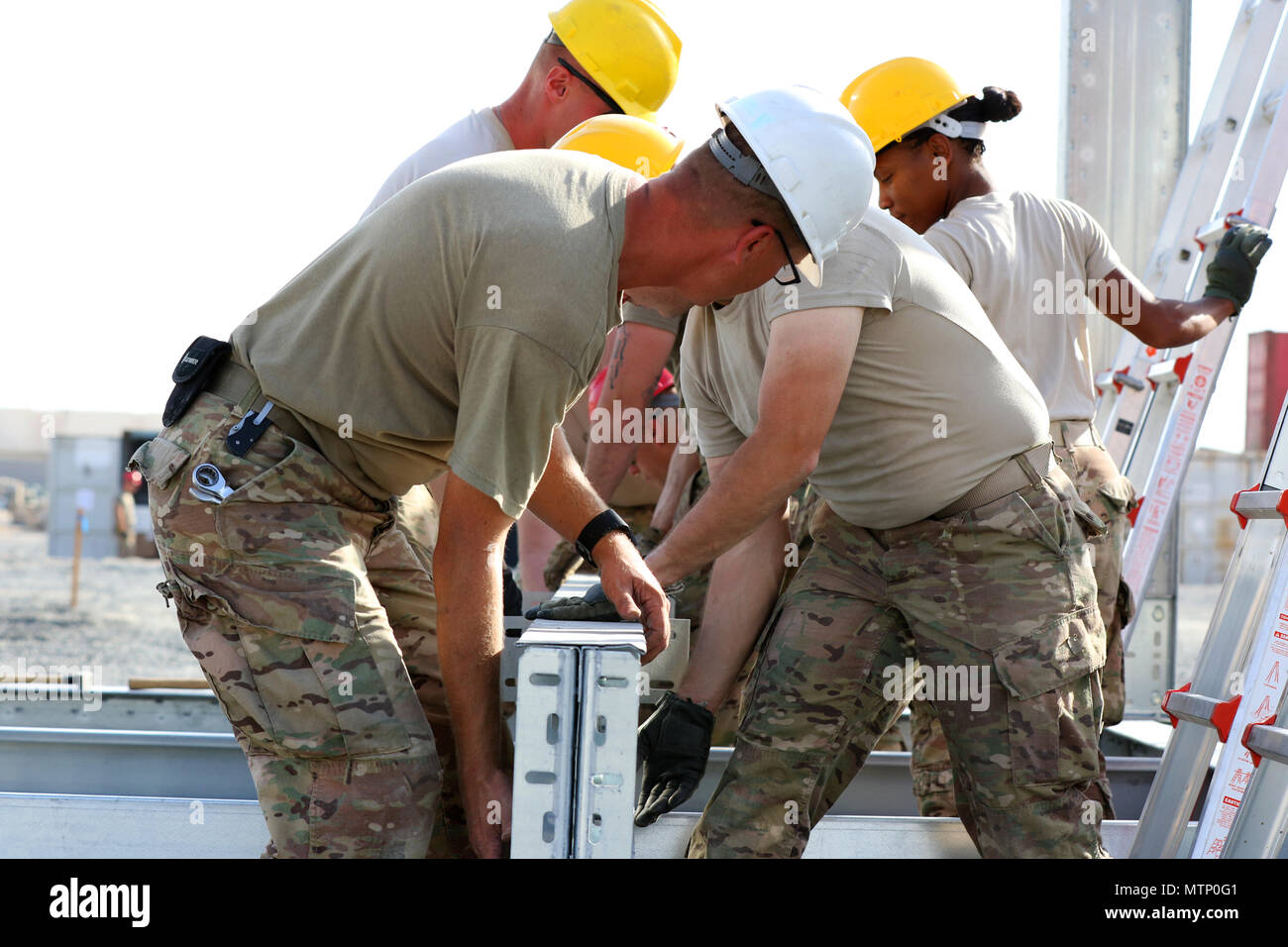 Soldiers from the 176th Engineer Brigade of the Texas Army National ...
