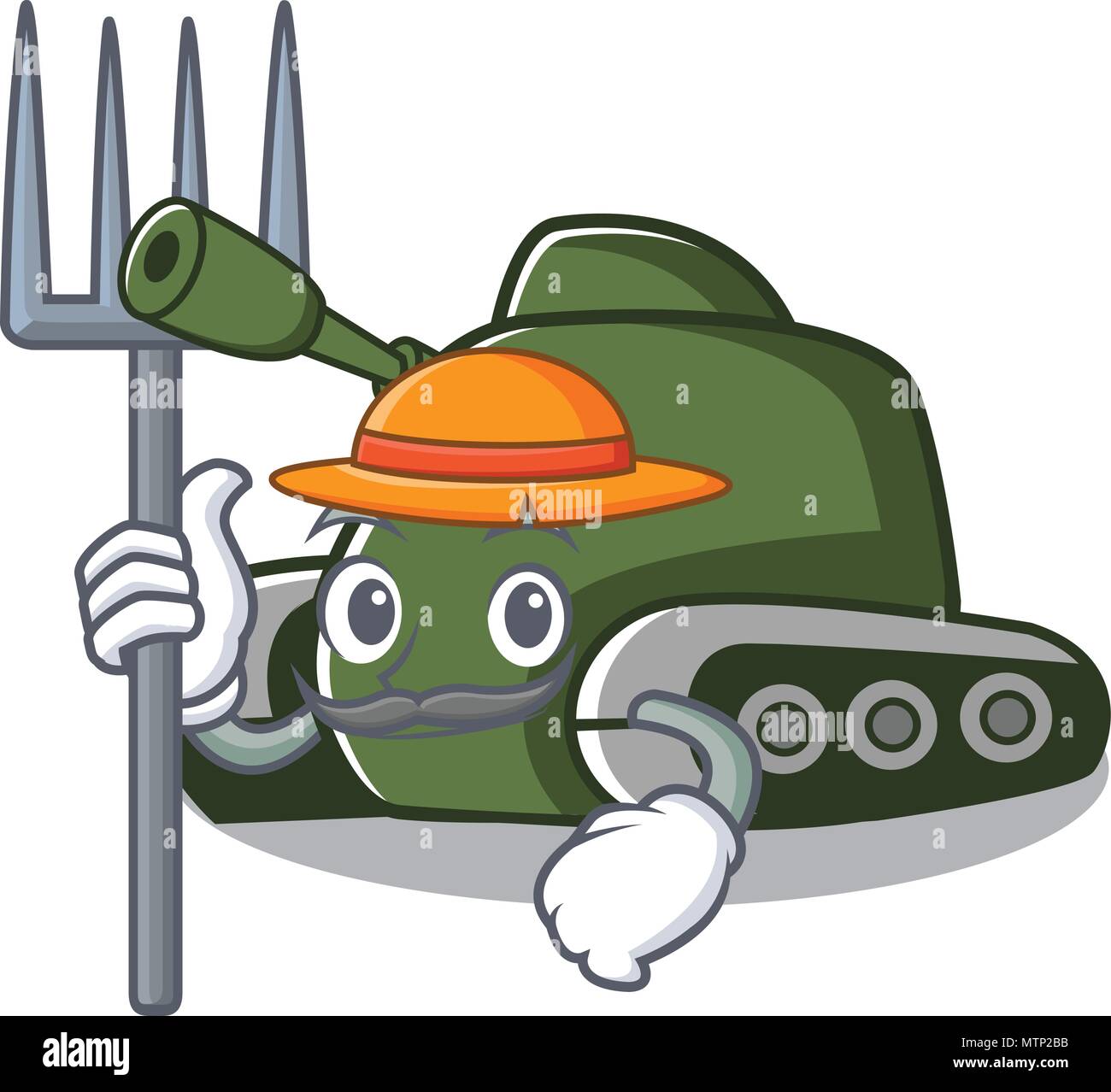 Farmer tank character cartoon style Stock Vector Image & Art - Alamy