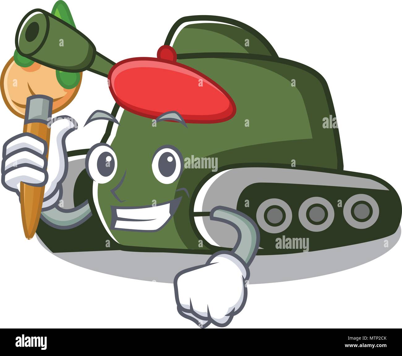 Artist tank character cartoon style Stock Vector Image & Art - Alamy