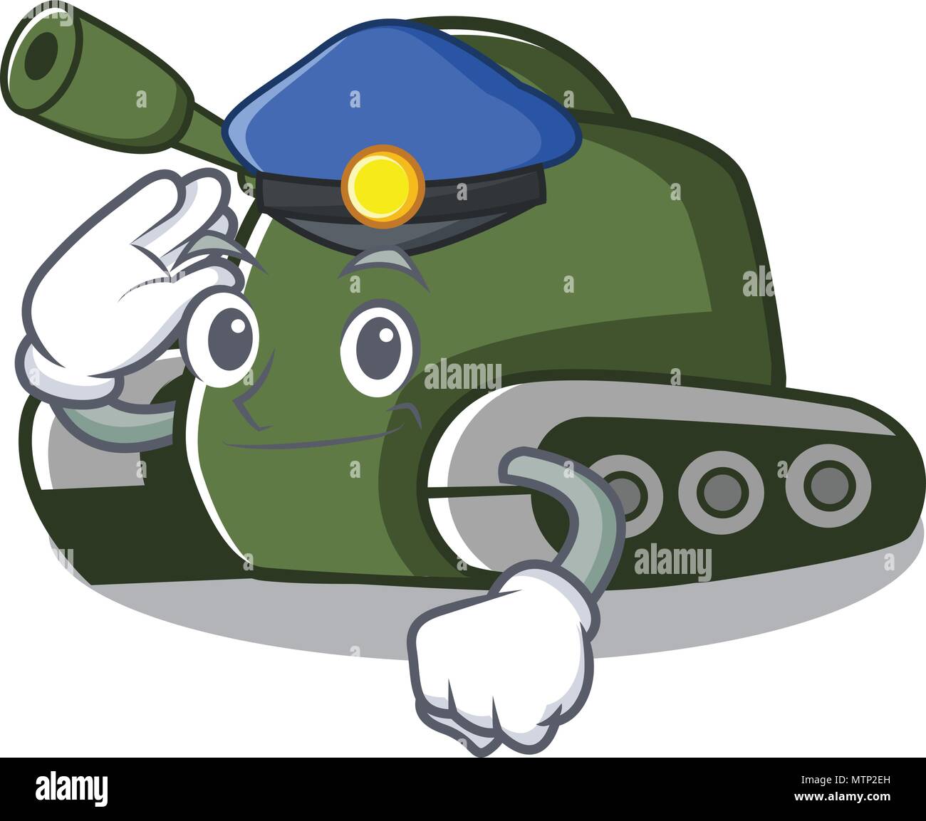 Police tank character cartoon style Stock Vector Image & Art - Alamy