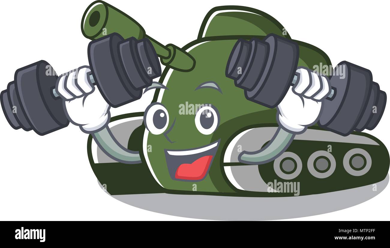 Fitness tank character cartoon style Stock Vector Image & Art - Alamy