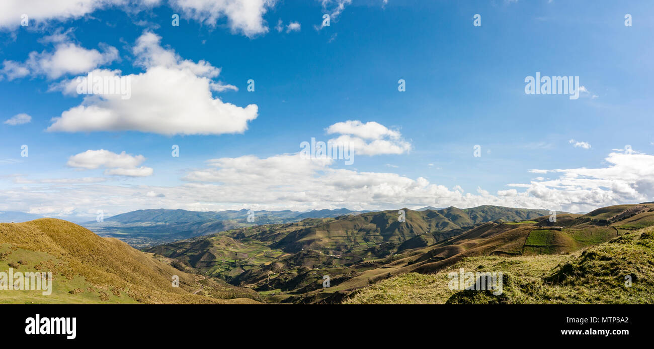 Panorama In Ecuador Stock Photo - Alamy