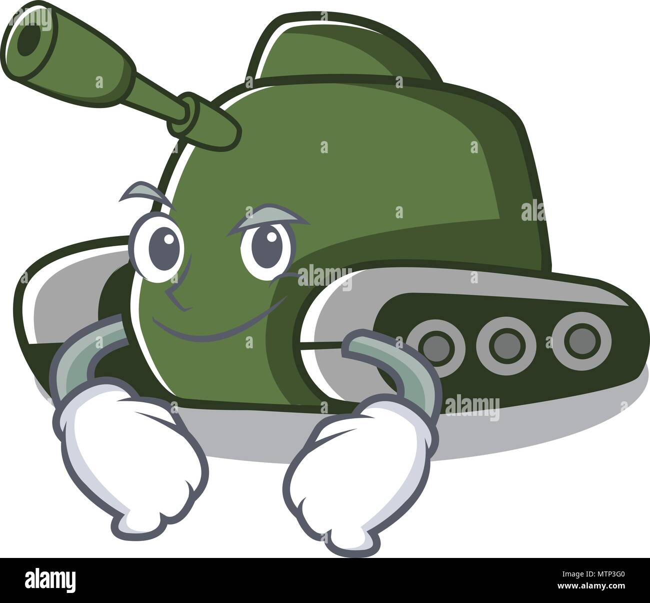 Smirking tank character cartoon style Stock Vector Image & Art - Alamy