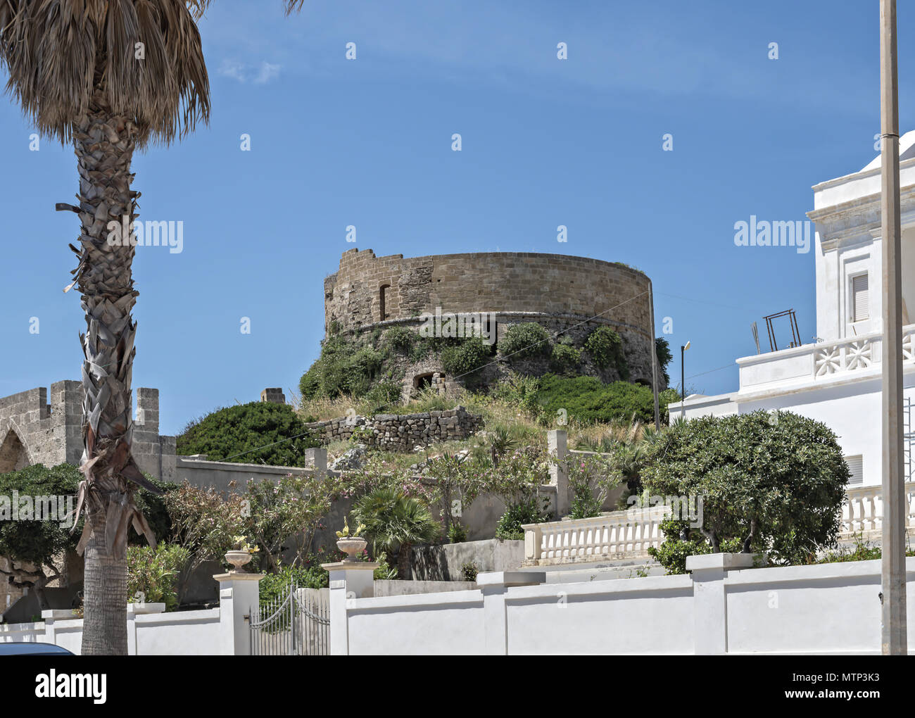 Italy Puglia Head Santa Maria di Leuca beach promenade 5 Stock Photo ...