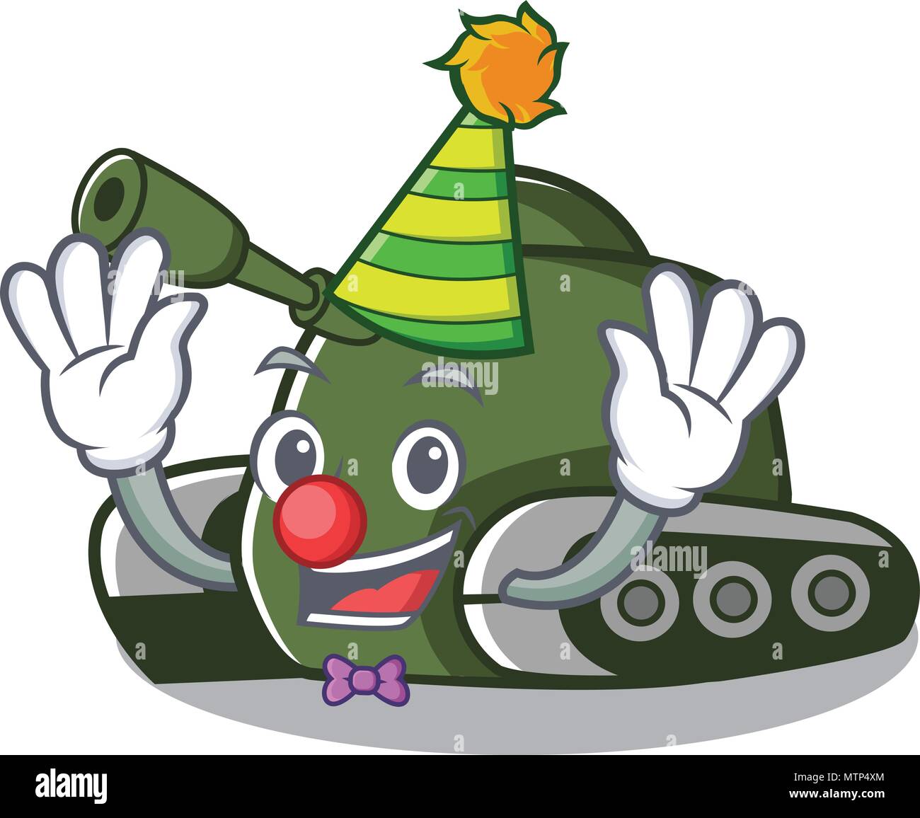 Clown tank mascot cartoon style Stock Vector Image & Art - Alamy