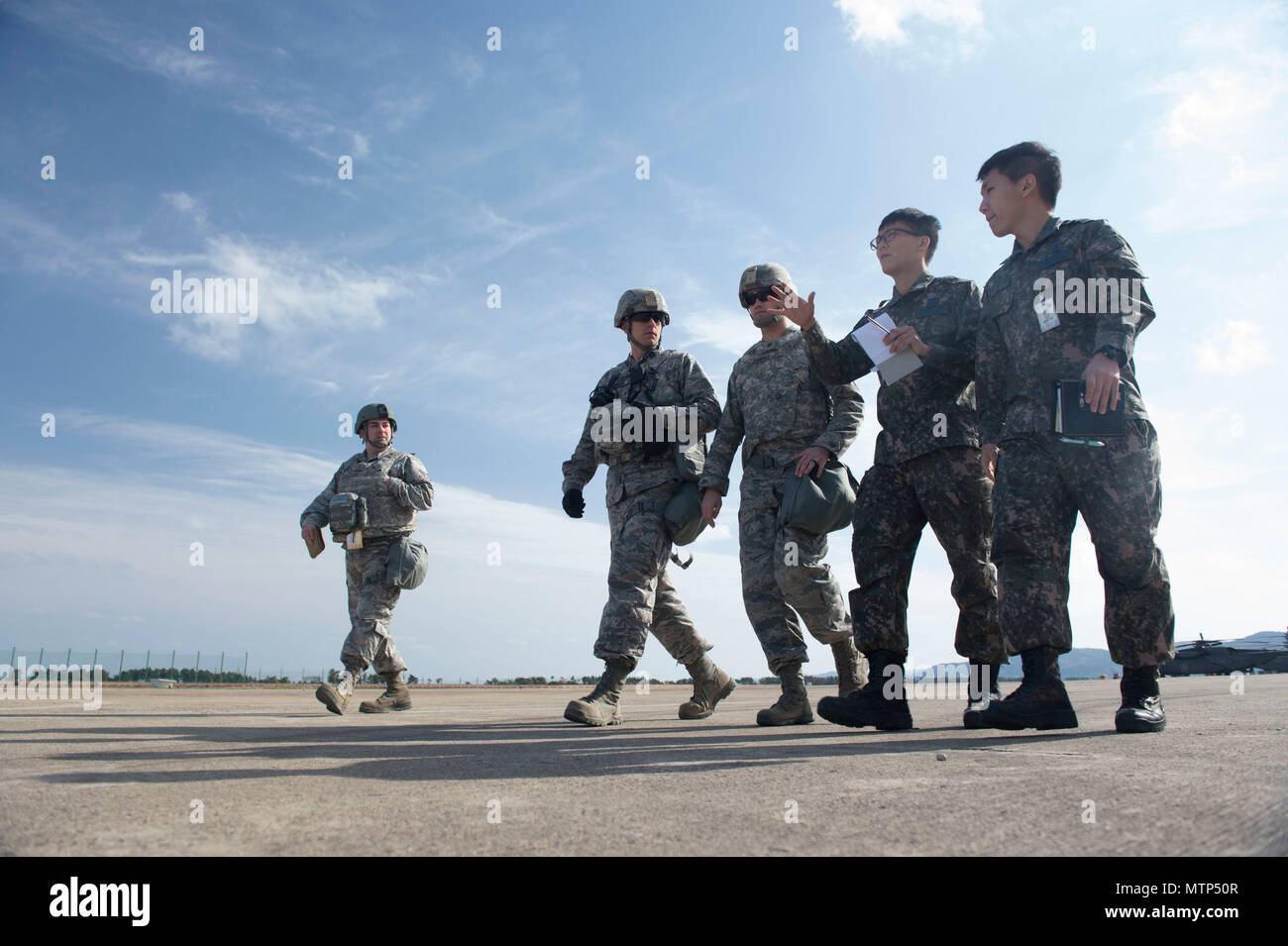 U.S. Air Force Airmen assigned to the 621st Contingency Response Wing ...