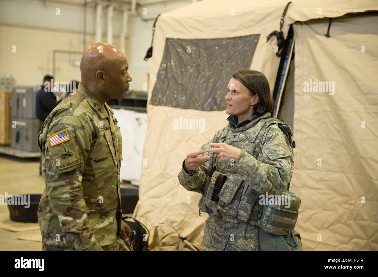 U.S. Army Brigadier General Michel M. Russell, U.S. Forces Korea J4 ...