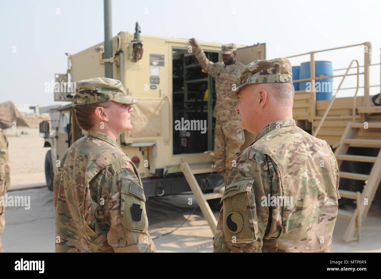 Soldiers of the 29th Infantry Division practice Air Defense techniques ...