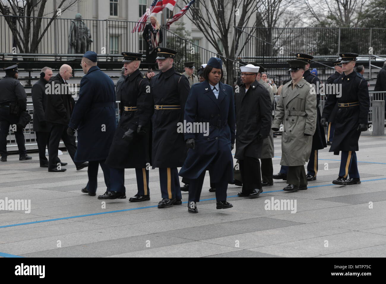 The 58th Presidential Inauguration parade for President Donald J. Trump ...