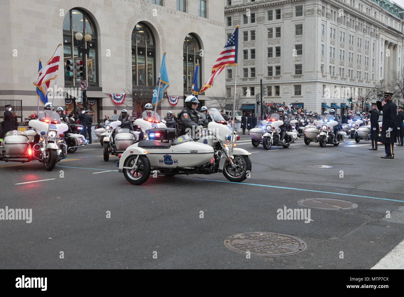 The 58th Presidential Inauguration parade for President Donald J. Trump ...