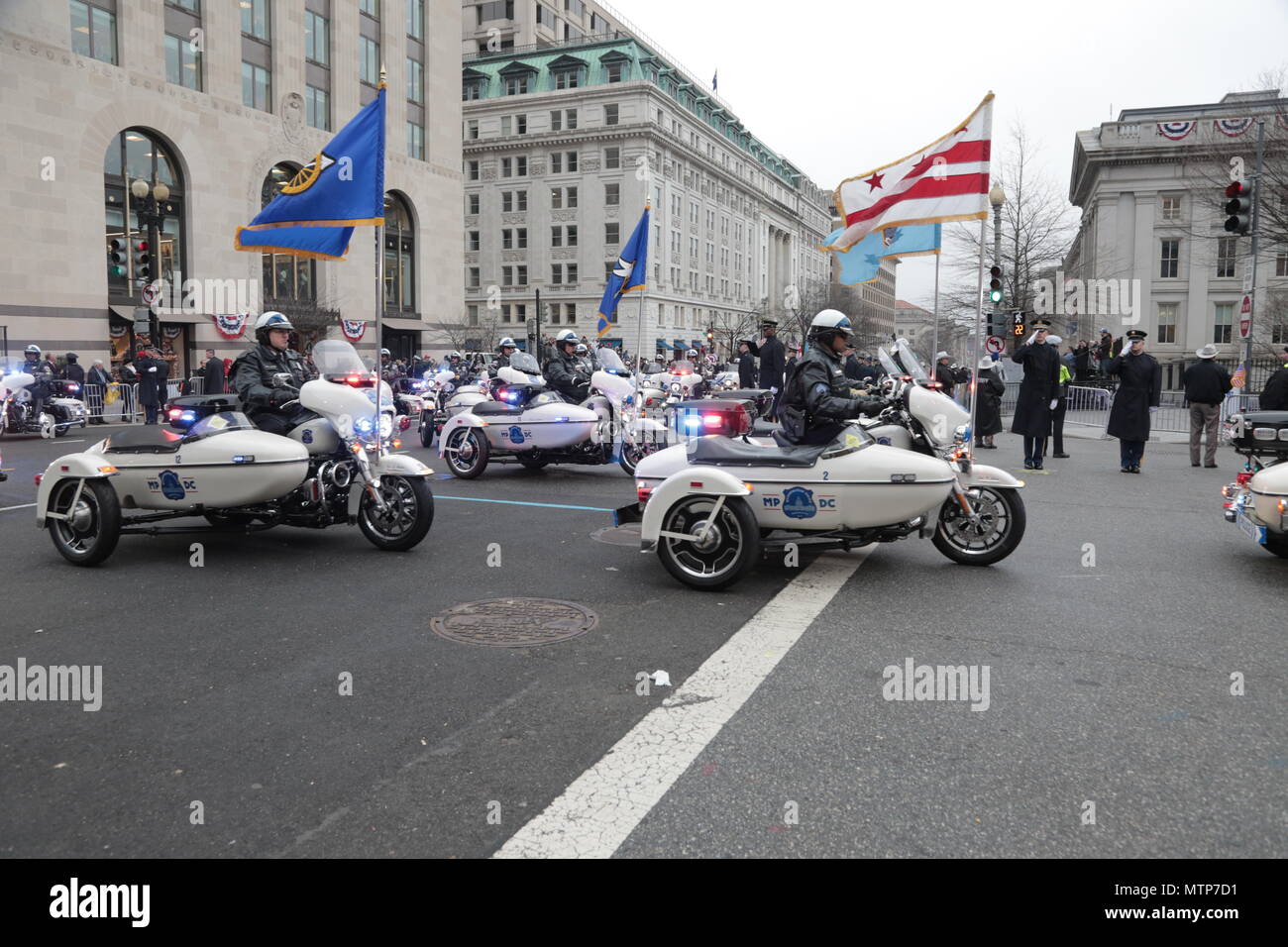 The 58th Presidential Inauguration parade for President Donald J. Trump ...