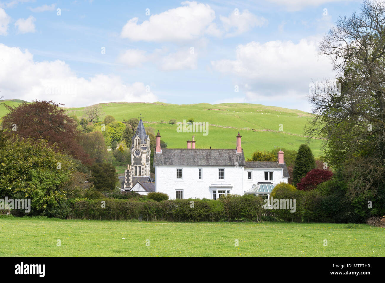 The village of Moniaive, Dumfries and Galloway, Scotland, UK Stock ...