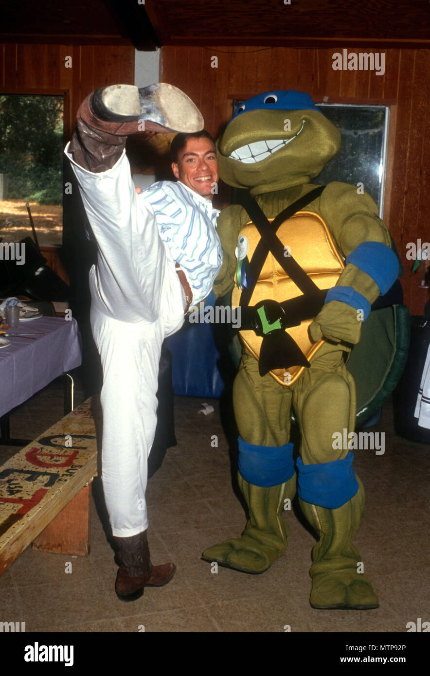 MALIBU, CA - JUNE 28: Actor Jean-Claude Van Damme and Teenage Mutant ...