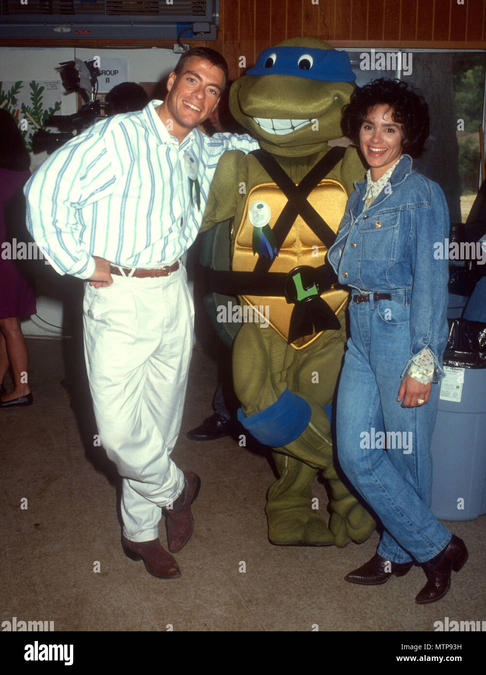 MALIBU, CA - JUNE 28: Actor Jean-Claude Van Damme and Teenage Mutant ...