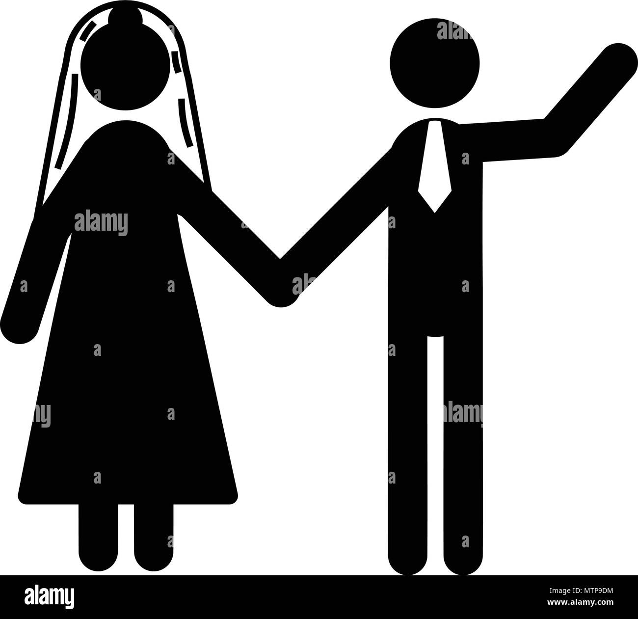 Straight white couple Stock Vector Images - Alamy