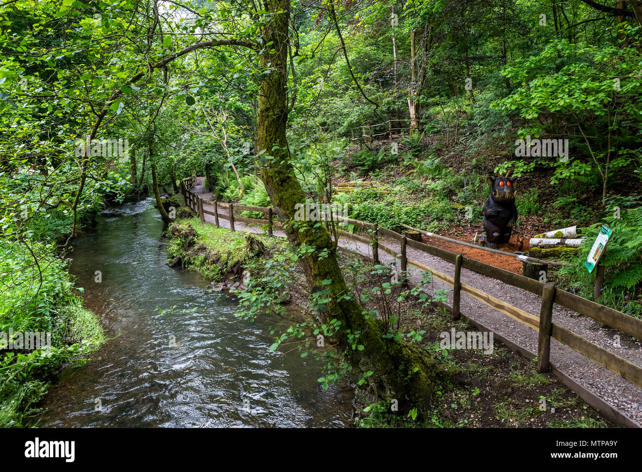 The Mill race feeds the working water wheel. Fire and Wood at Dean ...
