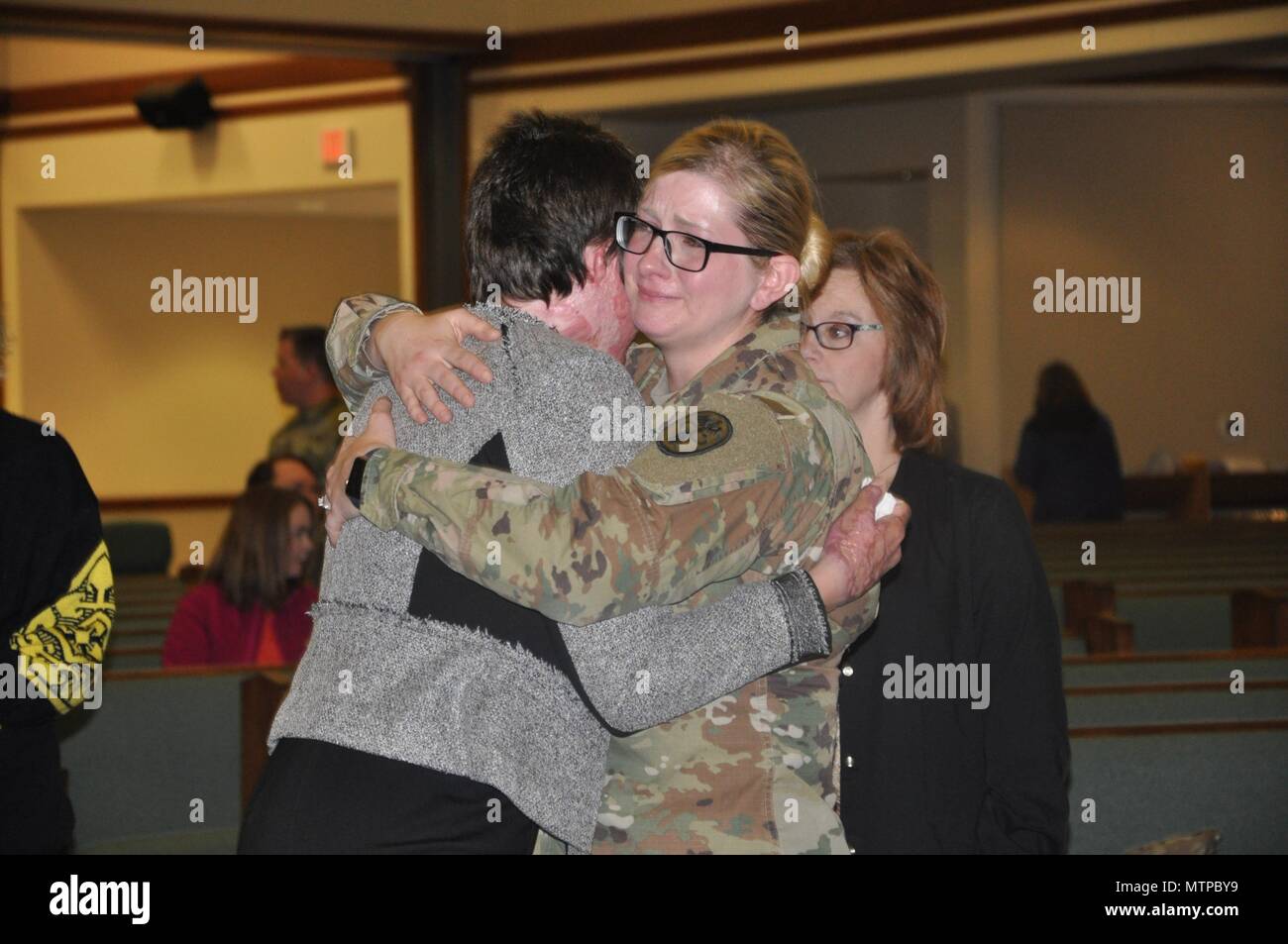 U.S. Army Nurse Capt. Holly Weaver, right, with Munson Army Health ...
