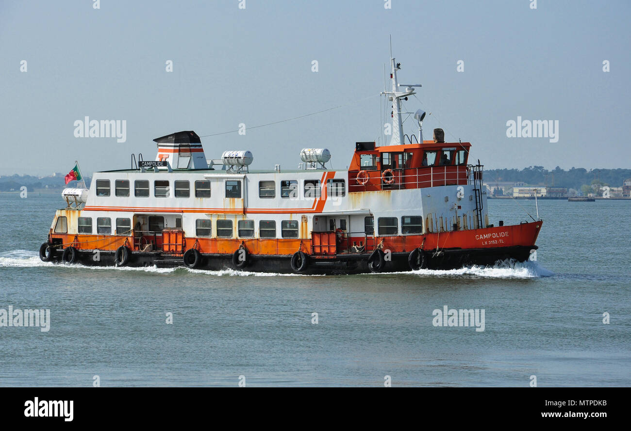 Lisbon portugal boat on hi-res stock photography and images - Alamy