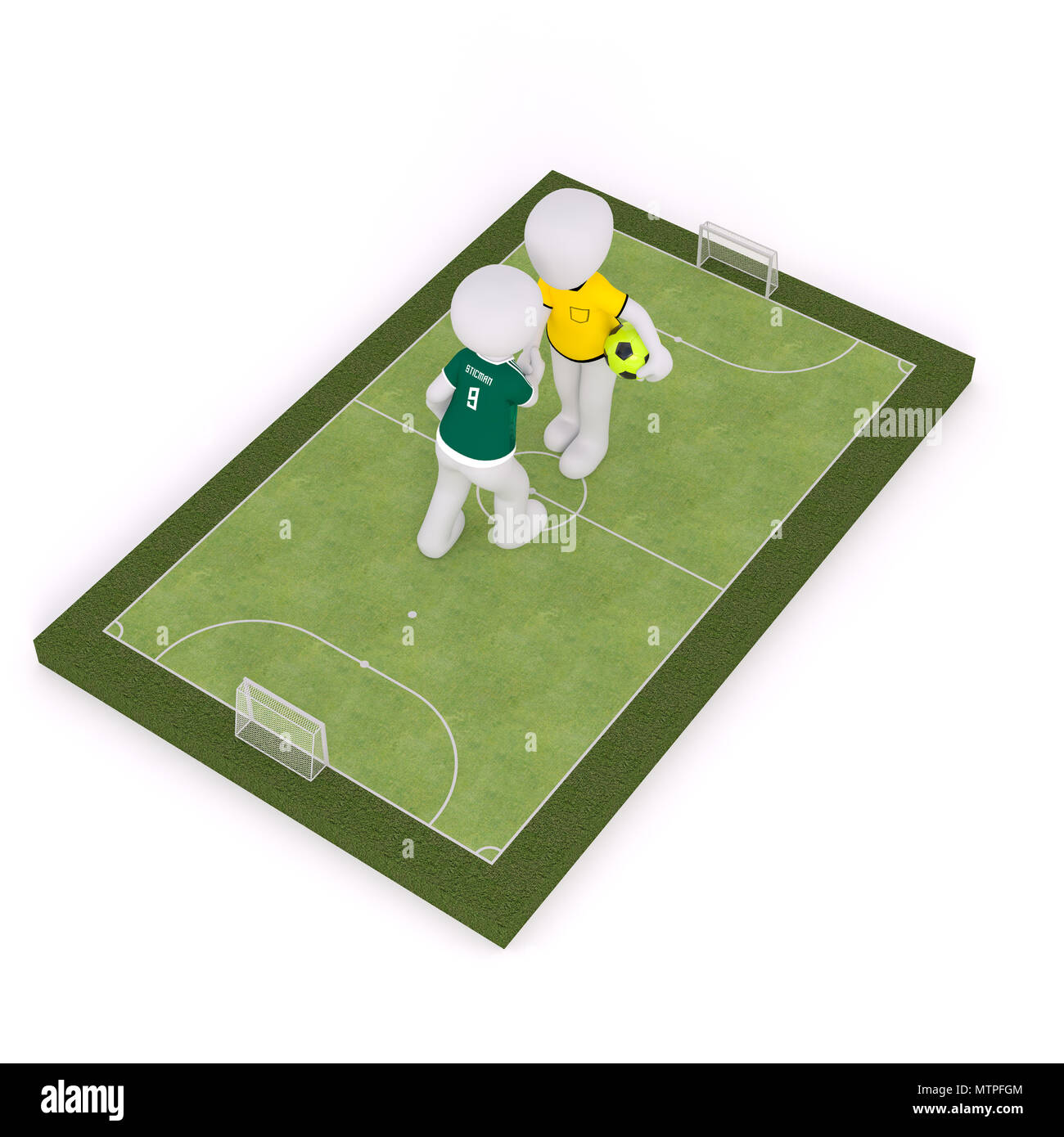 start of the soccer game Stock Photo - Alamy