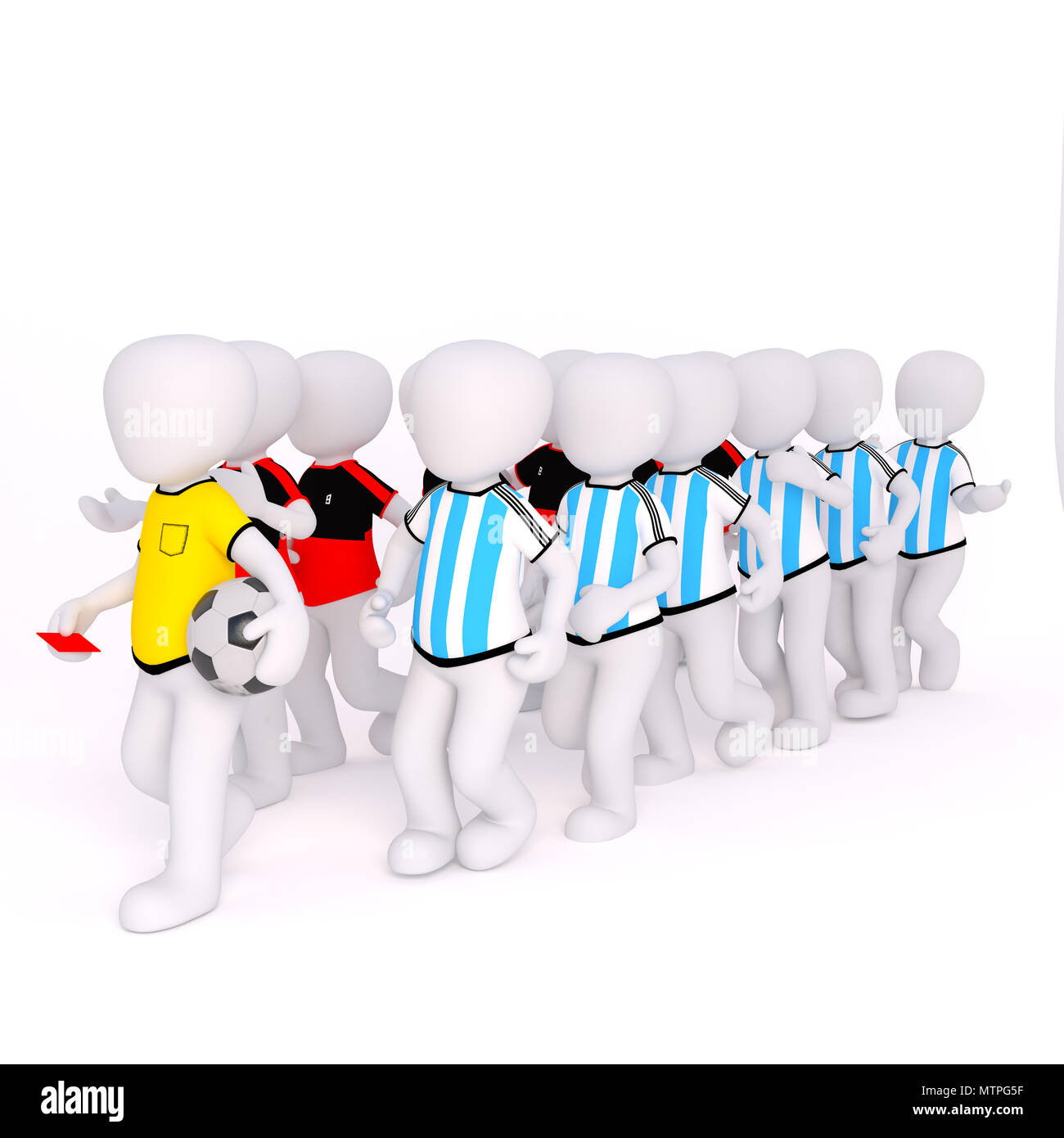 walking in a line Stock Photo - Alamy