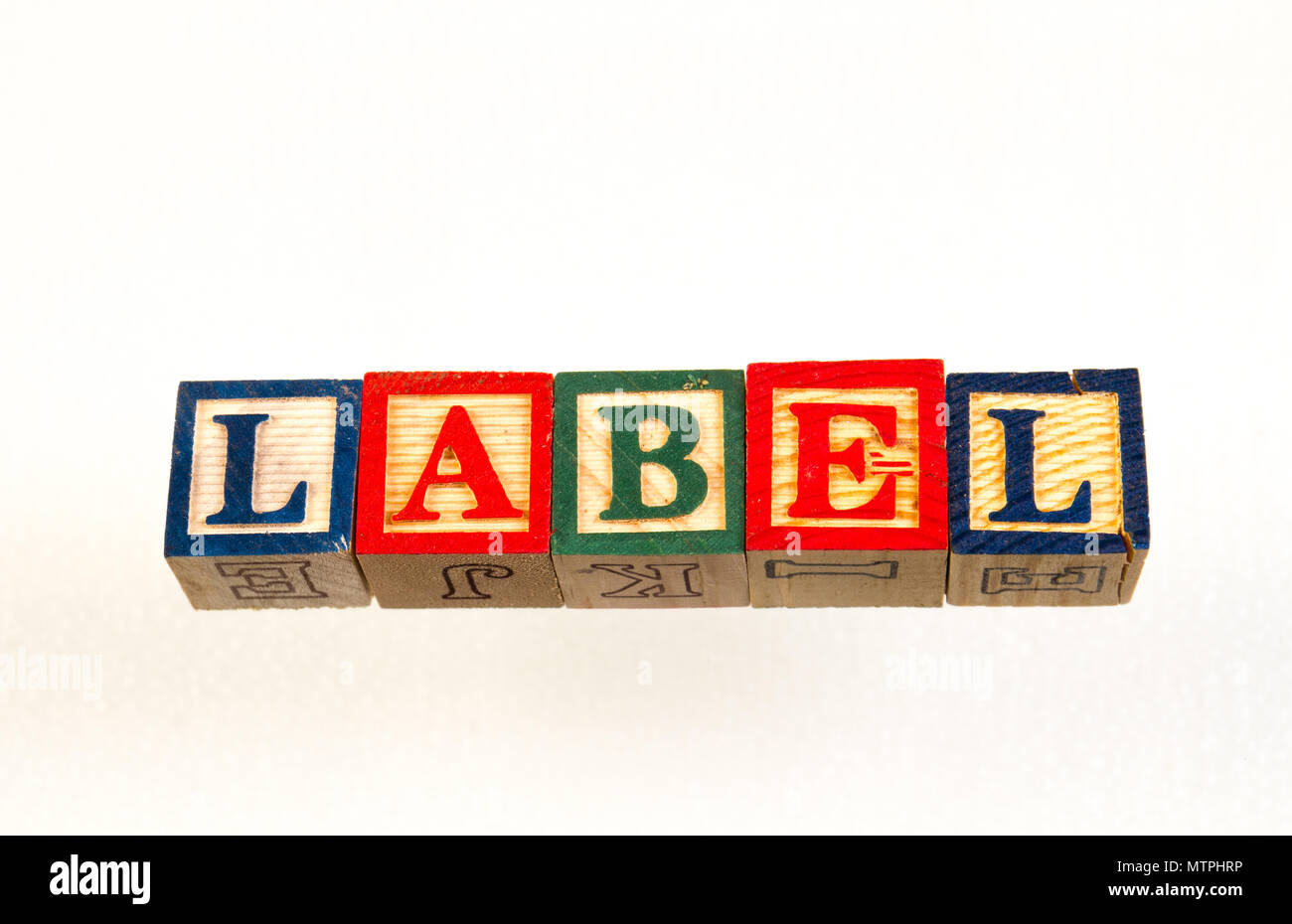 The term label displayed visually on a white background using colorful ...