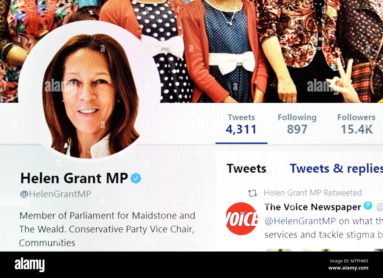 Helen grant mp hi-res stock photography and images - Alamy