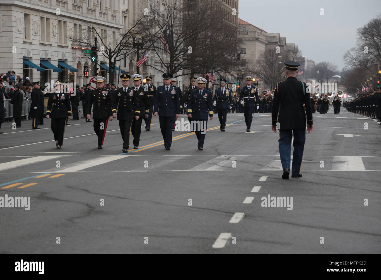 The 58th Presidential Inauguration parade for President Donald J. Trump ...