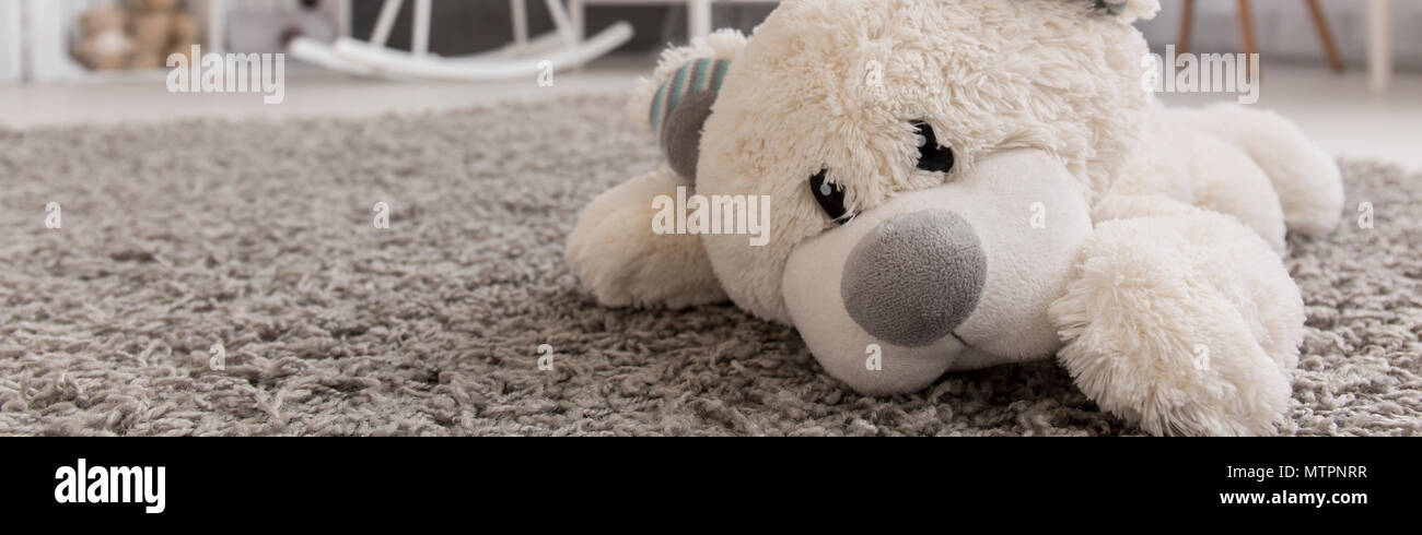 Baby teddy on chair hi-res stock photography and images - Alamy