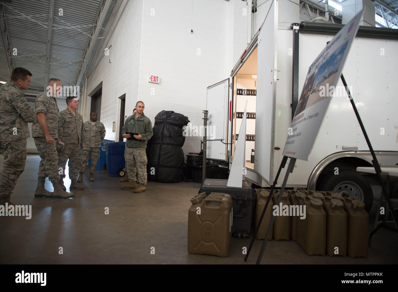 Col. Michael Day, Air Mobility Command A4T division chief, and Chief ...
