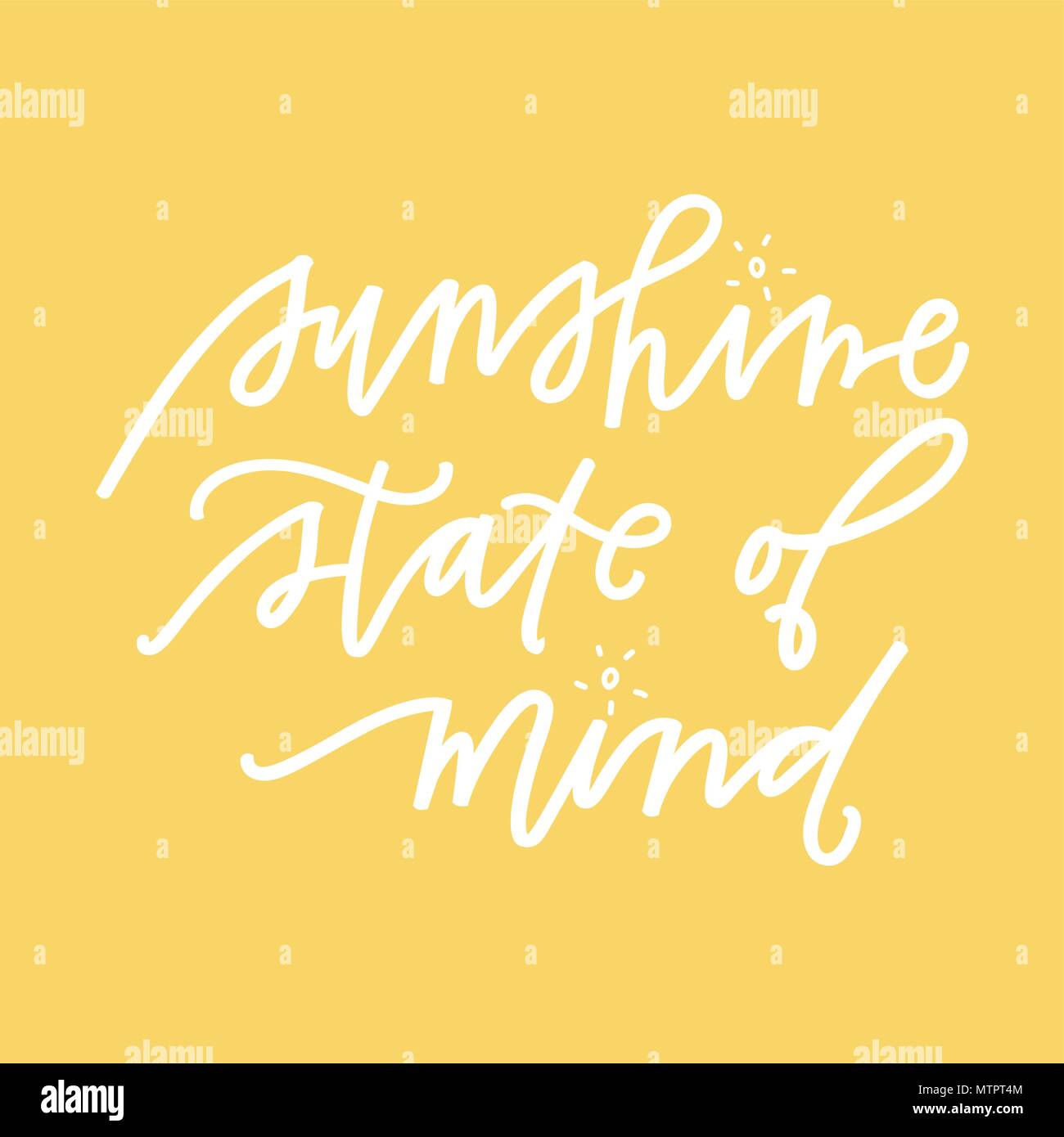 Sunshine state of mind Stock Vector Image & Art - Alamy