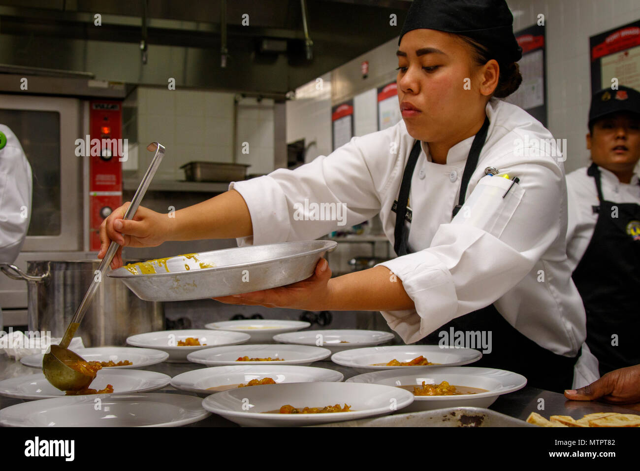 U.S. Army Sgt. Roseanna Graham, a culinary specialist, assigned to ...