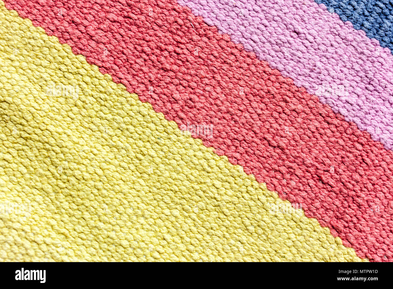 texture of painted striped fabric carpet can be background Stock Photo ...