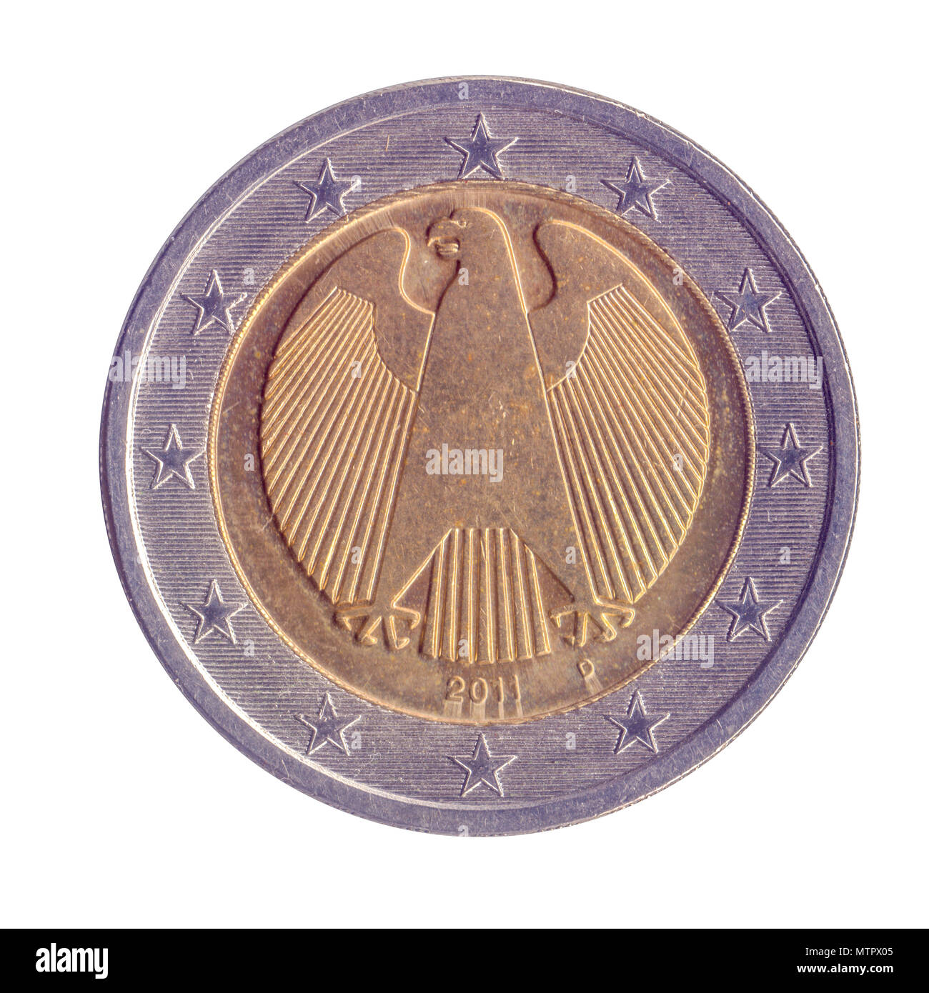 German euro coin Cut Out Stock Images & Pictures - Alamy