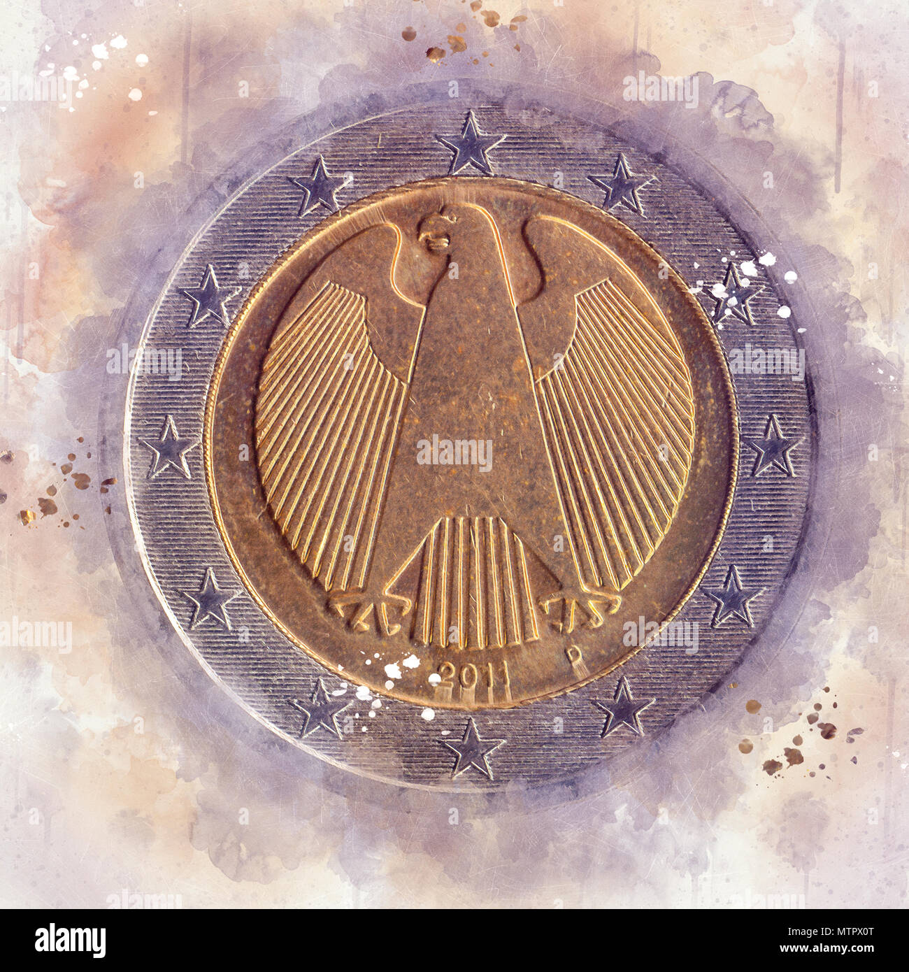 Euro coin germany hi-res stock photography and images - Alamy