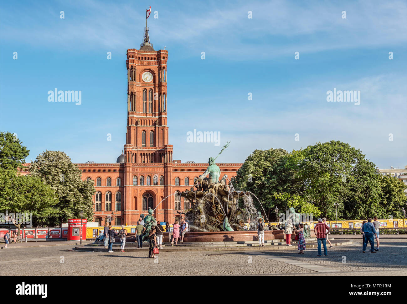 Red town hall at alexanderplatz hi-res stock photography and images - Alamy
