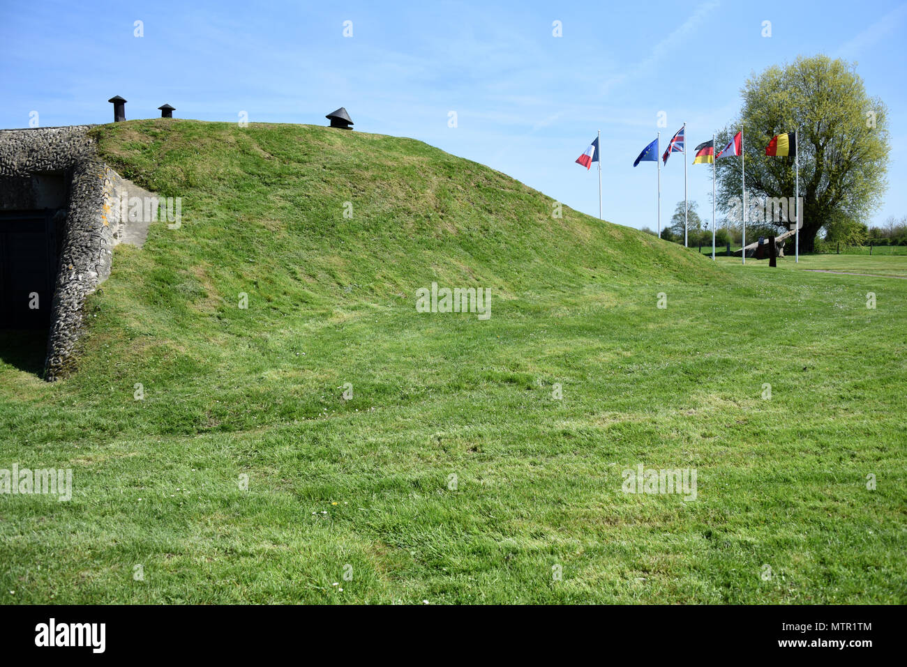 D-Day, German Merville Battery, WW II, Calvados, Normandy, France ...