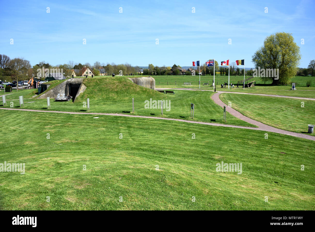 D-Day, German Merville Battery, WW II, Calvados, Normandy, France ...