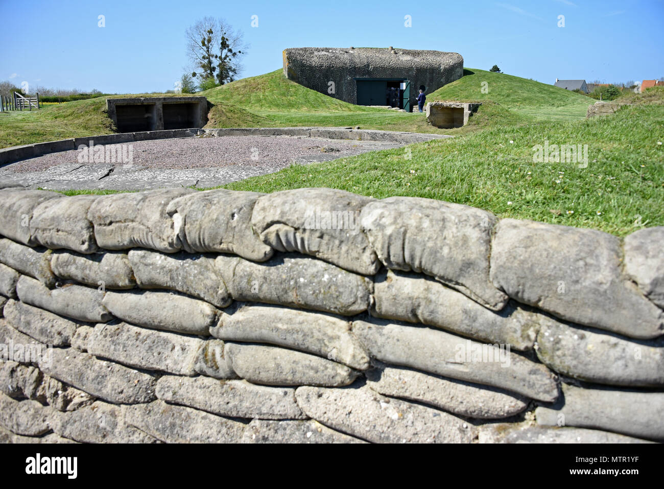 D-Day, German Merville Battery, WW II, Calvados, Normandy, France ...